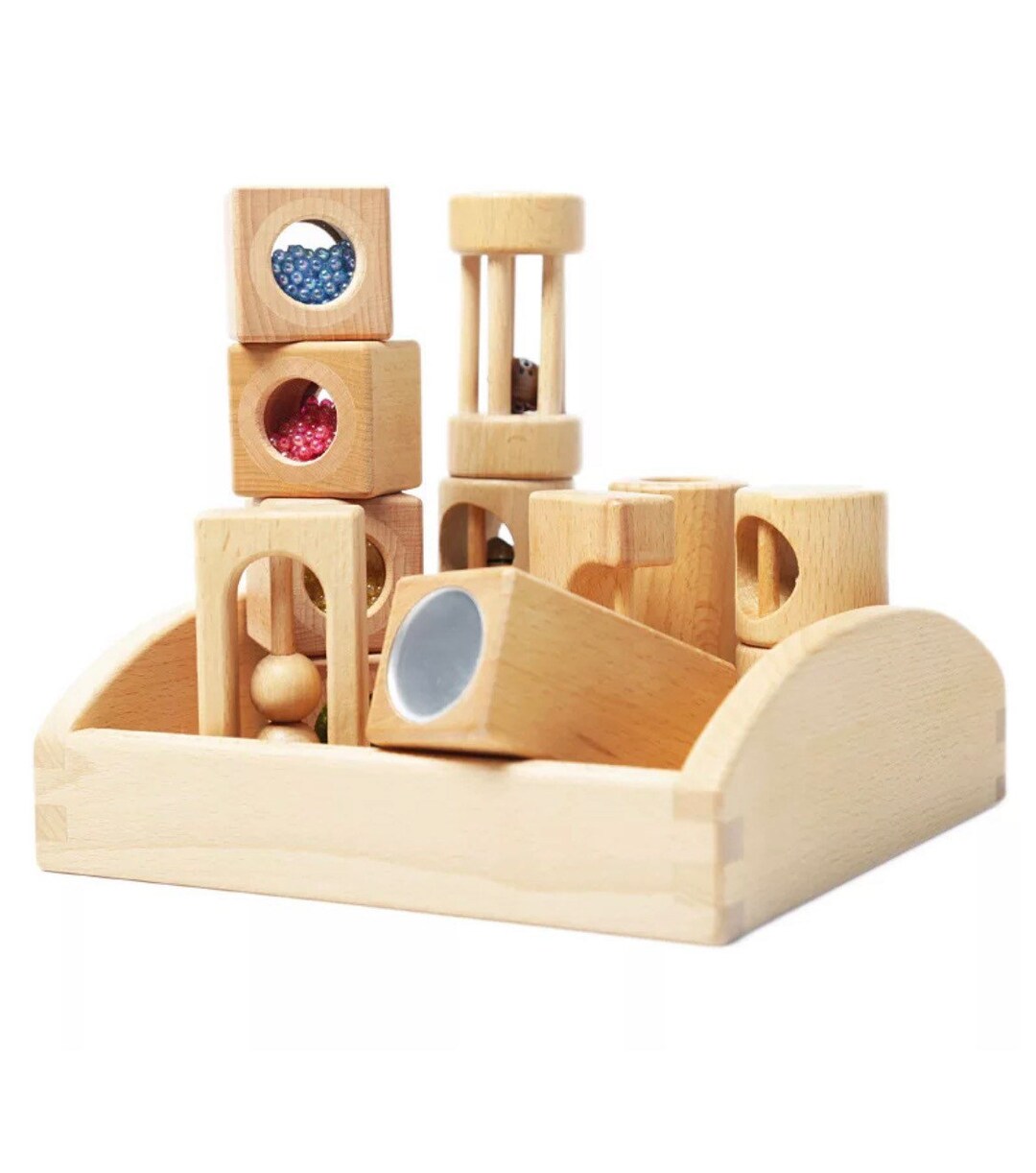 PERSONALIZED Early Learning Educational Wooden Toy Hands Brain Training ...