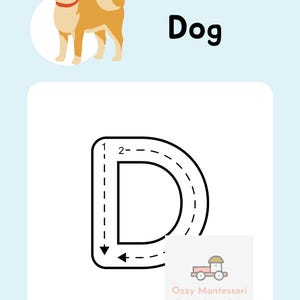 26 Letter Tracing Activities - Uppercase Series - ABC Animals Letter ...