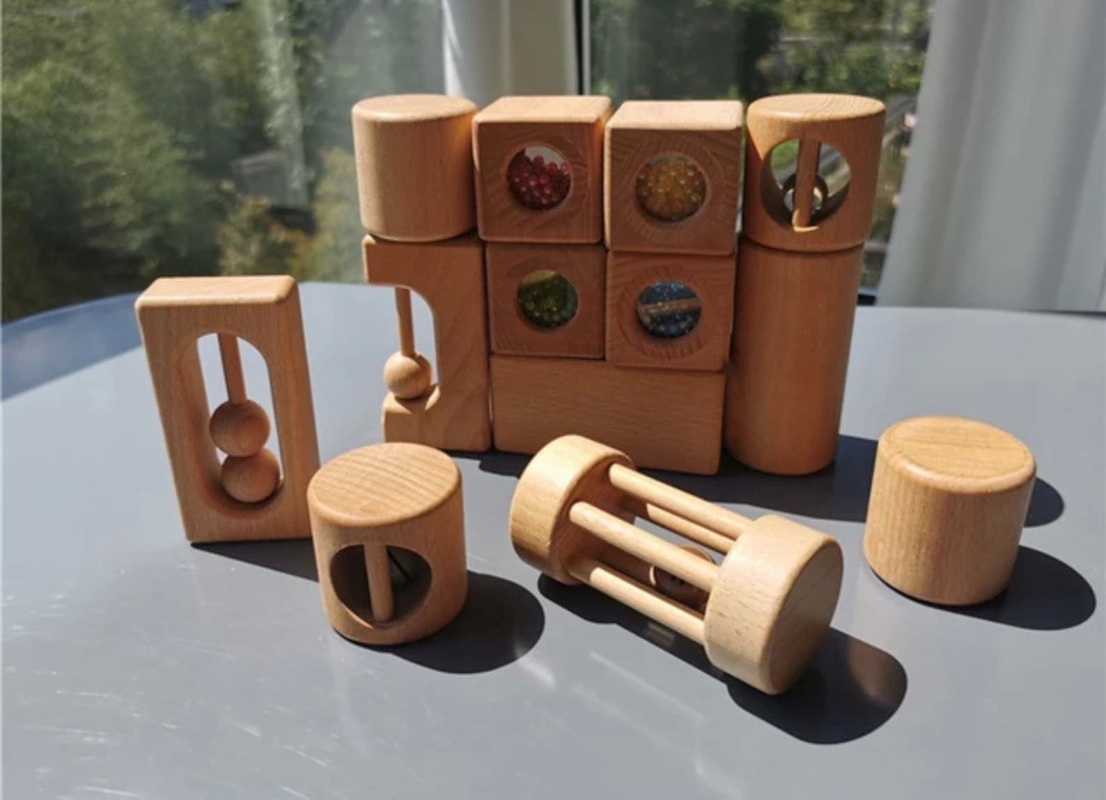 PERSONALIZED Early Learning Educational Wooden Toy Hands Brain Training ...