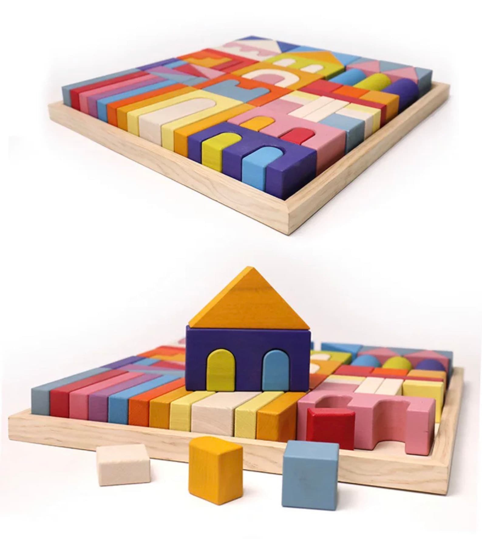 XL Castle Building Set 64 Piece Great Block Set Castle - Etsy