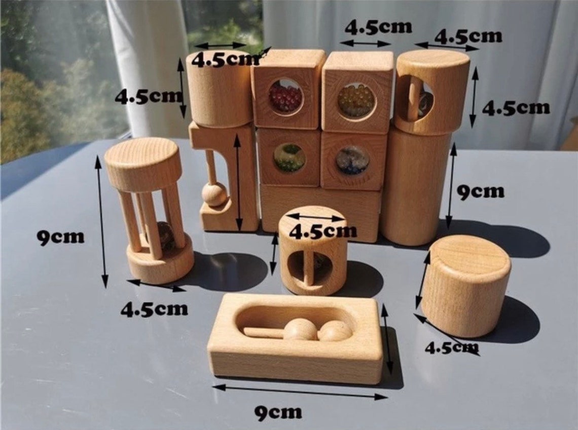 PERSONALIZED Early Learning Educational Wooden Toy Hands Brain Training ...