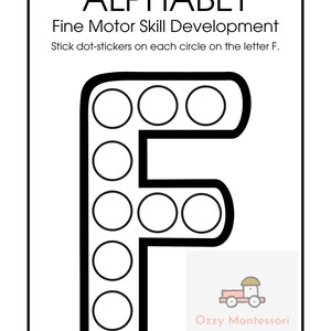 Alphabet Fine Motor Skill Development - Alphabet Dot Marker Pages ...