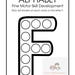 Alphabet Fine Motor Skill Development - Alphabet Dot Marker Pages ...