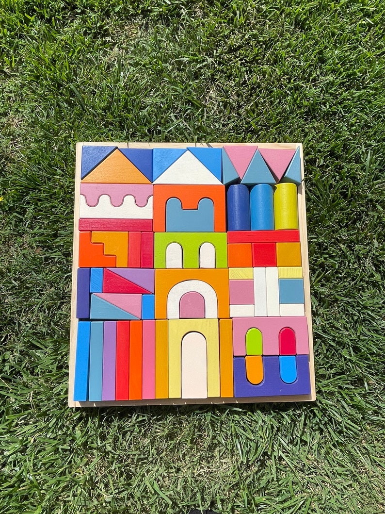 XL Castle Building Set 64 Piece Great Block Set Castle - Etsy