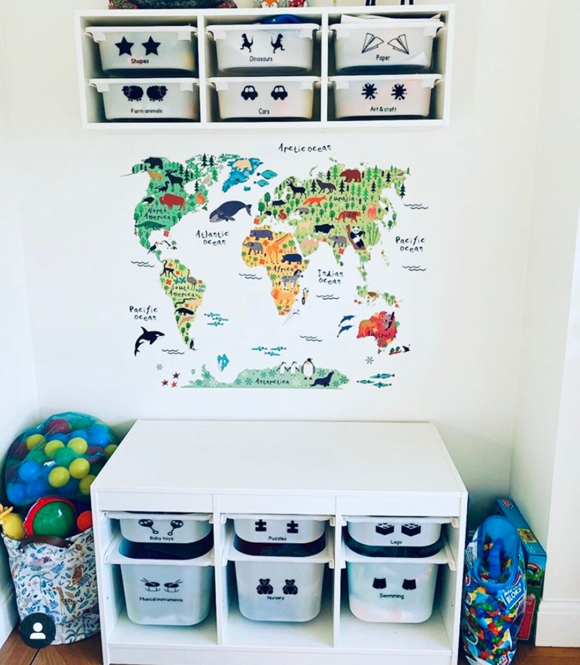 Trofast Labels IKEA Small - Etsy UK