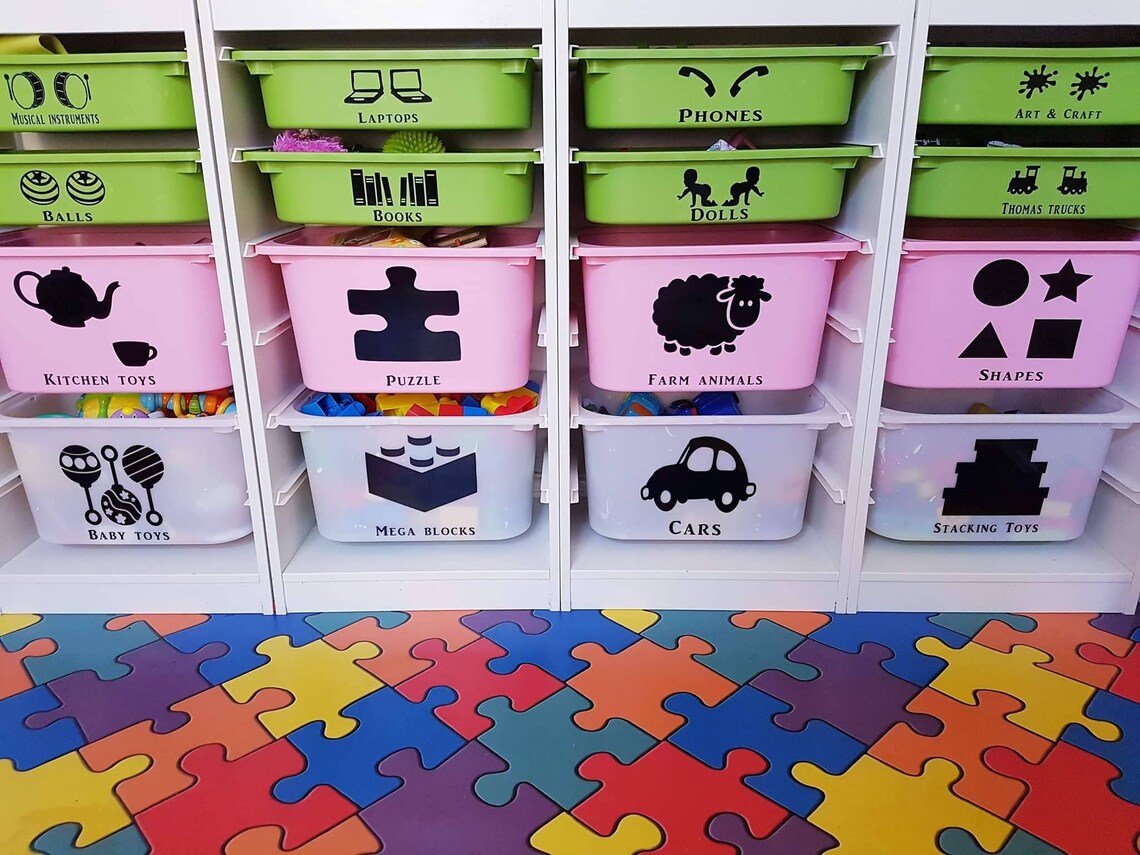 Trofast Labels IKEA Small - Etsy UK