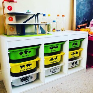 Trofast Labels IKEA Small - Etsy UK