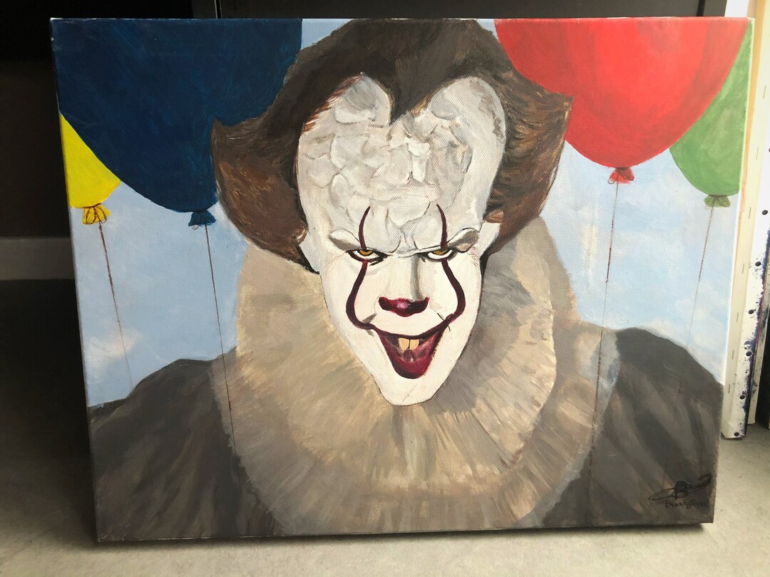 Pennywise canvas - Etsy