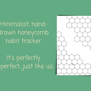 Honeycomb Tracker, Habit Tracker, Goal Tracker, Progress Chart, Goal ...