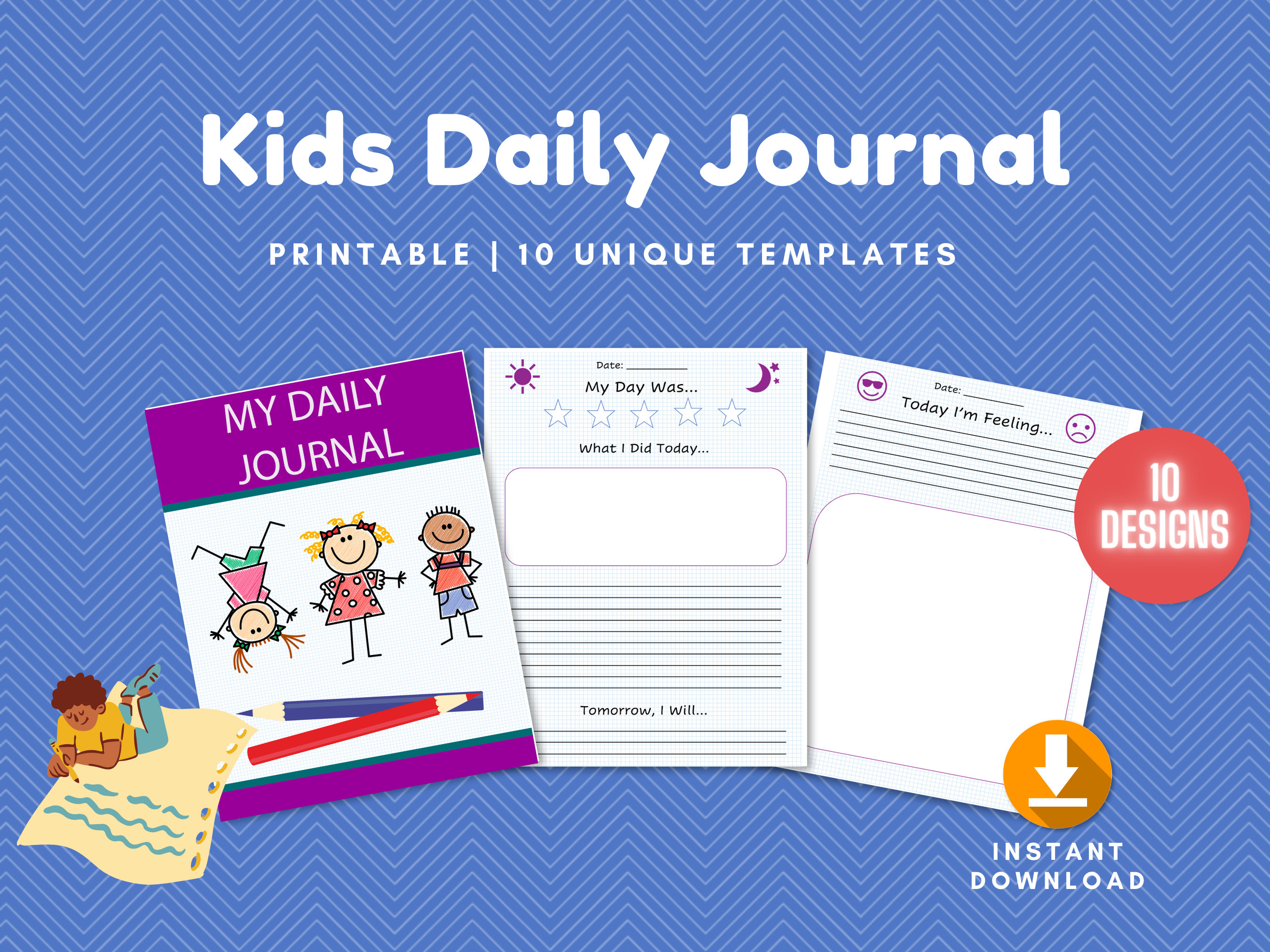 Kinder Journal Printable, digitaler Download, Aktivitäten Downloads für ...