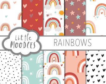 Bright Digital Paper | Etsy