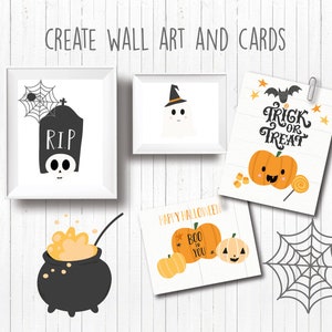 Halloween Digital Clip Art Set | Etsy