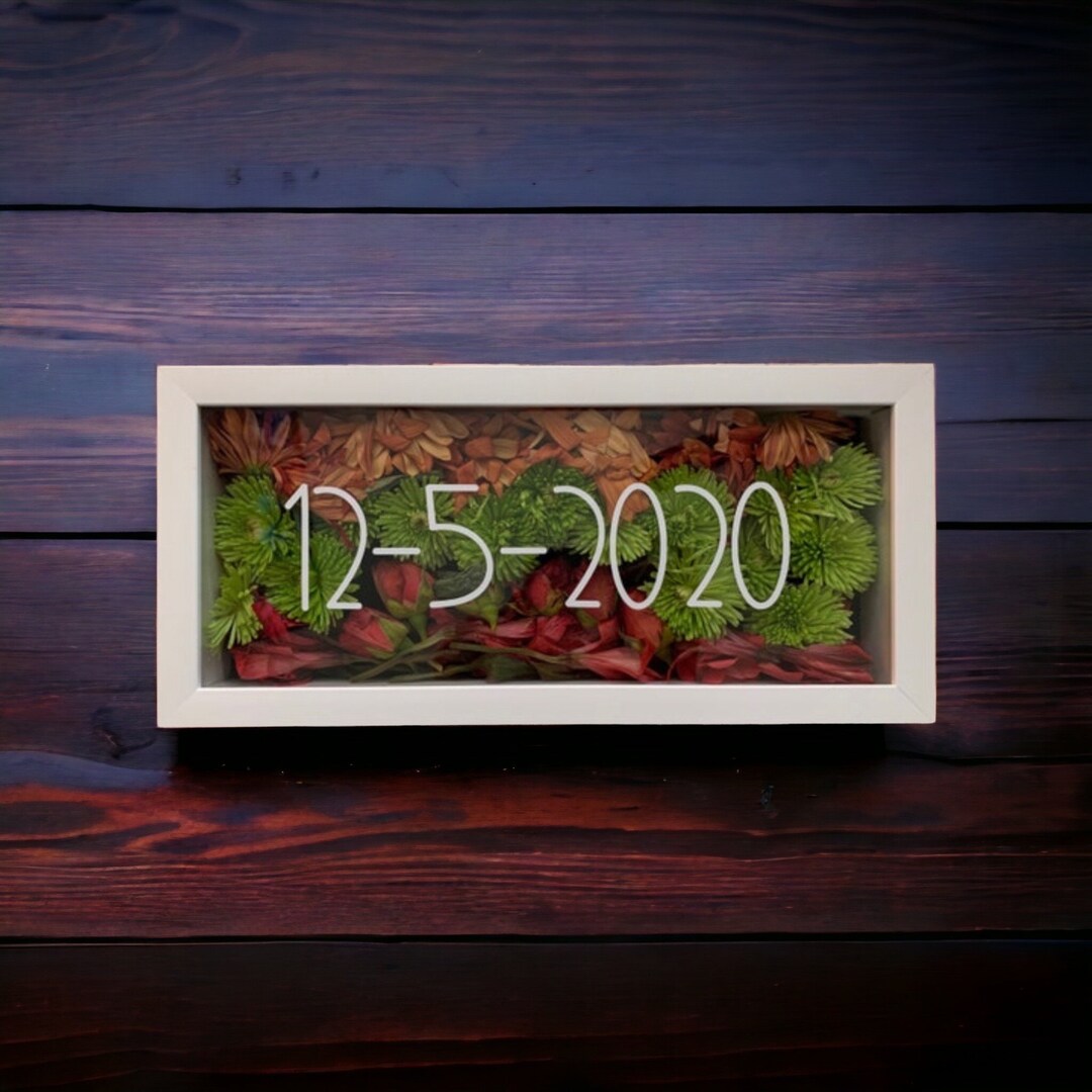 Date Shadow Box Shadowbox Personalized - Etsy