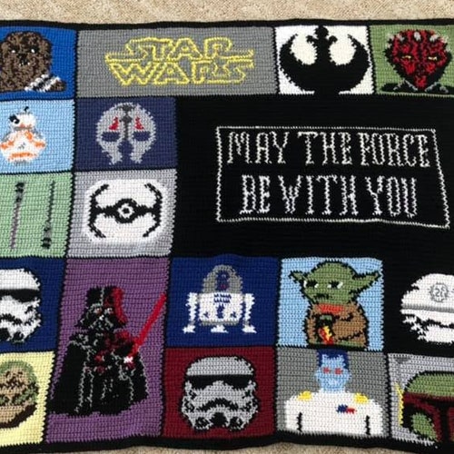 Crochet Pattern: Star Wars Millennium Falcon Afghan PDF | Etsy