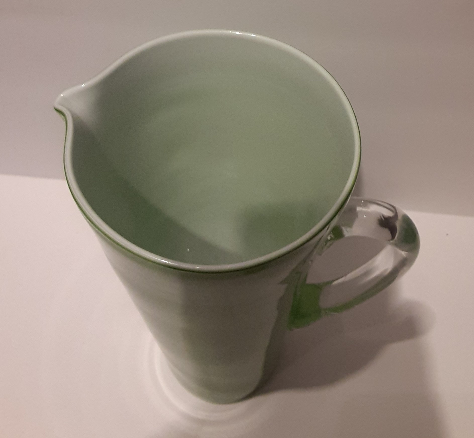 Mid Century Glass Cocktail Face Pitcher - Etsy