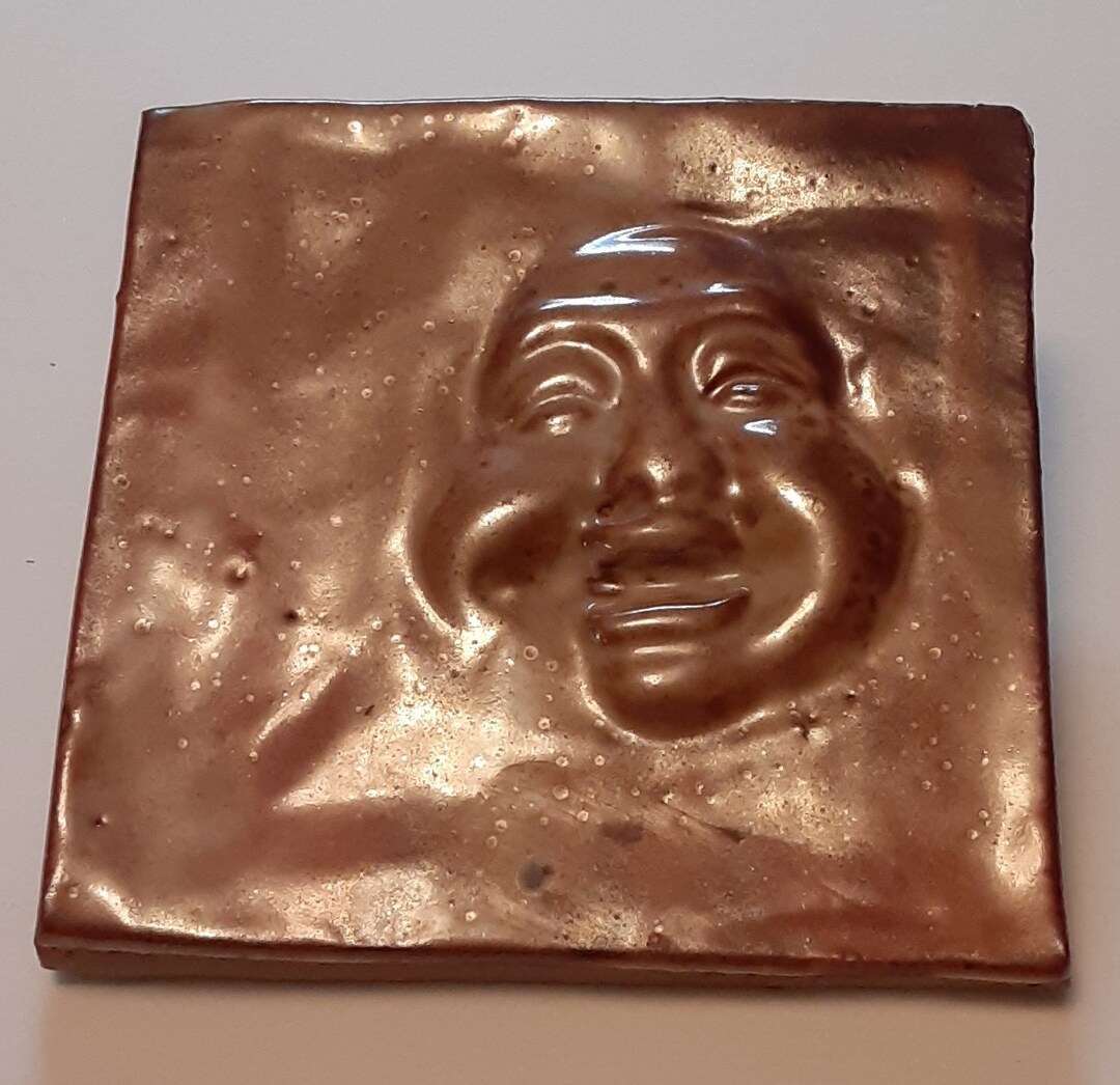 Hand Thrown Buddha Tile - Etsy