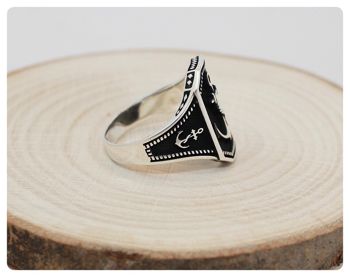 Solid 925 Sterling Silver Turkish Handmade Sailor's Anchor - Etsy
