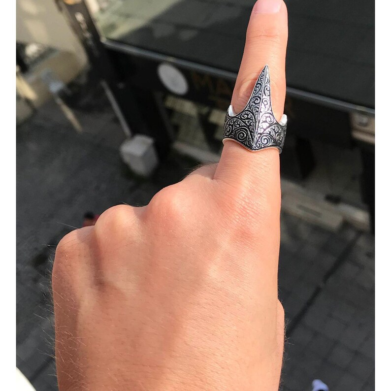 Solid 925 Sterling Silver Turkish Ottoman Archer Thumb - Etsy