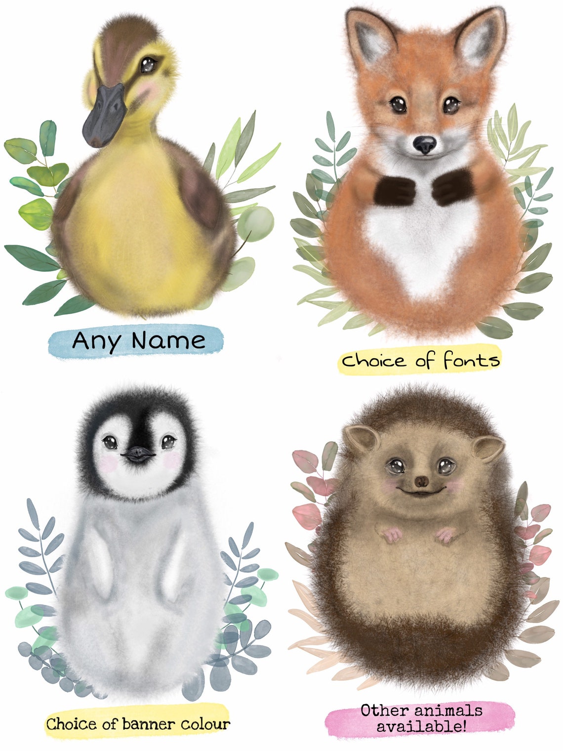 Babys First Footprint Lion Cub Print Footprint Art | Etsy