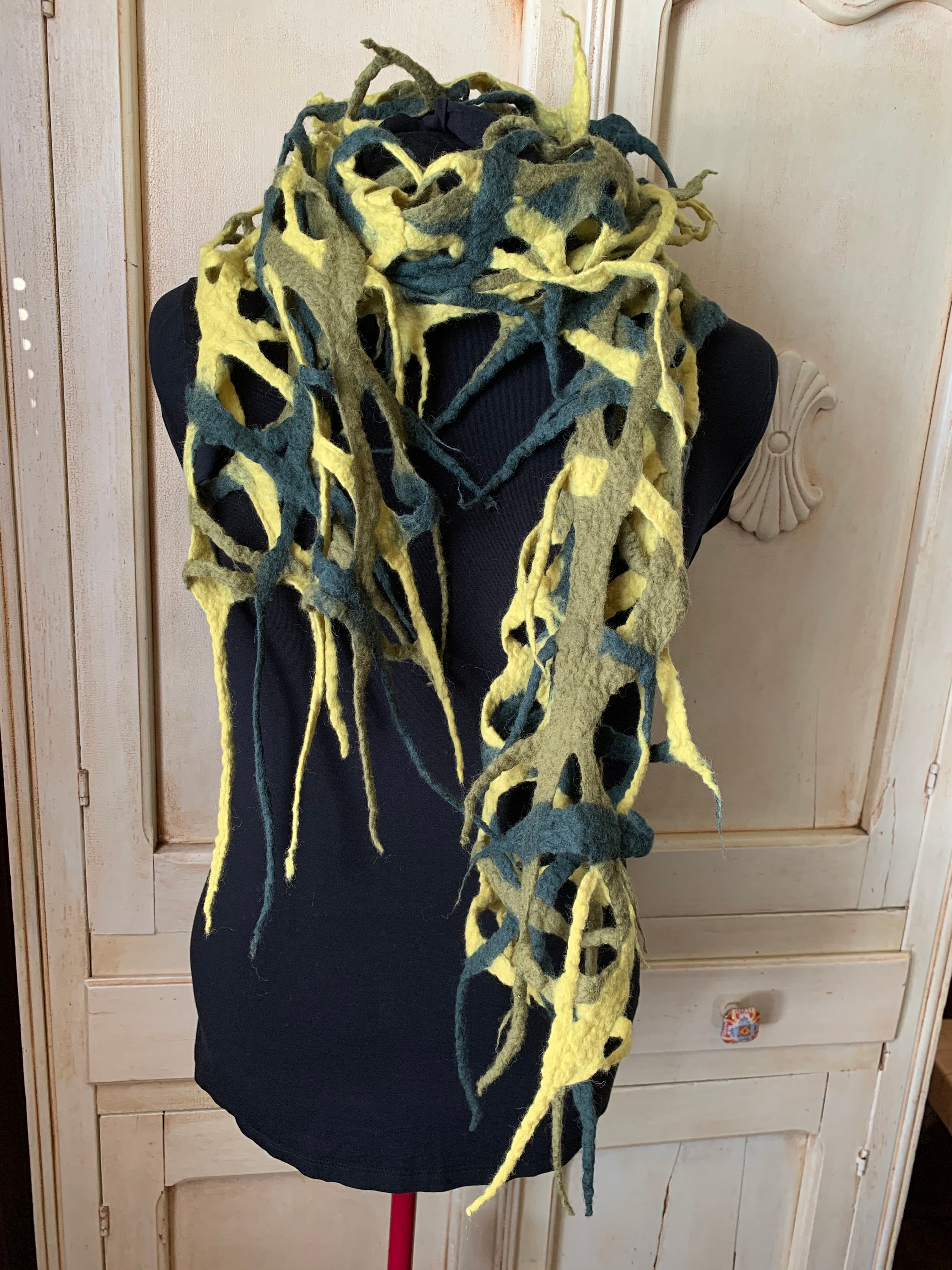 100% Merino Wool Fishnet Scarves - Etsy UK