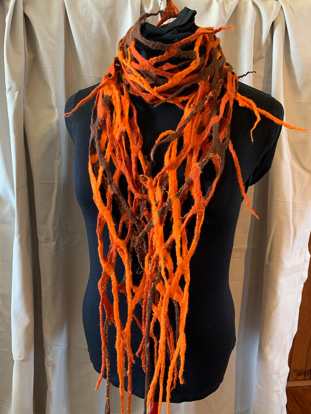 100% Merino Wool Fishnet Scarves - Etsy Hong Kong