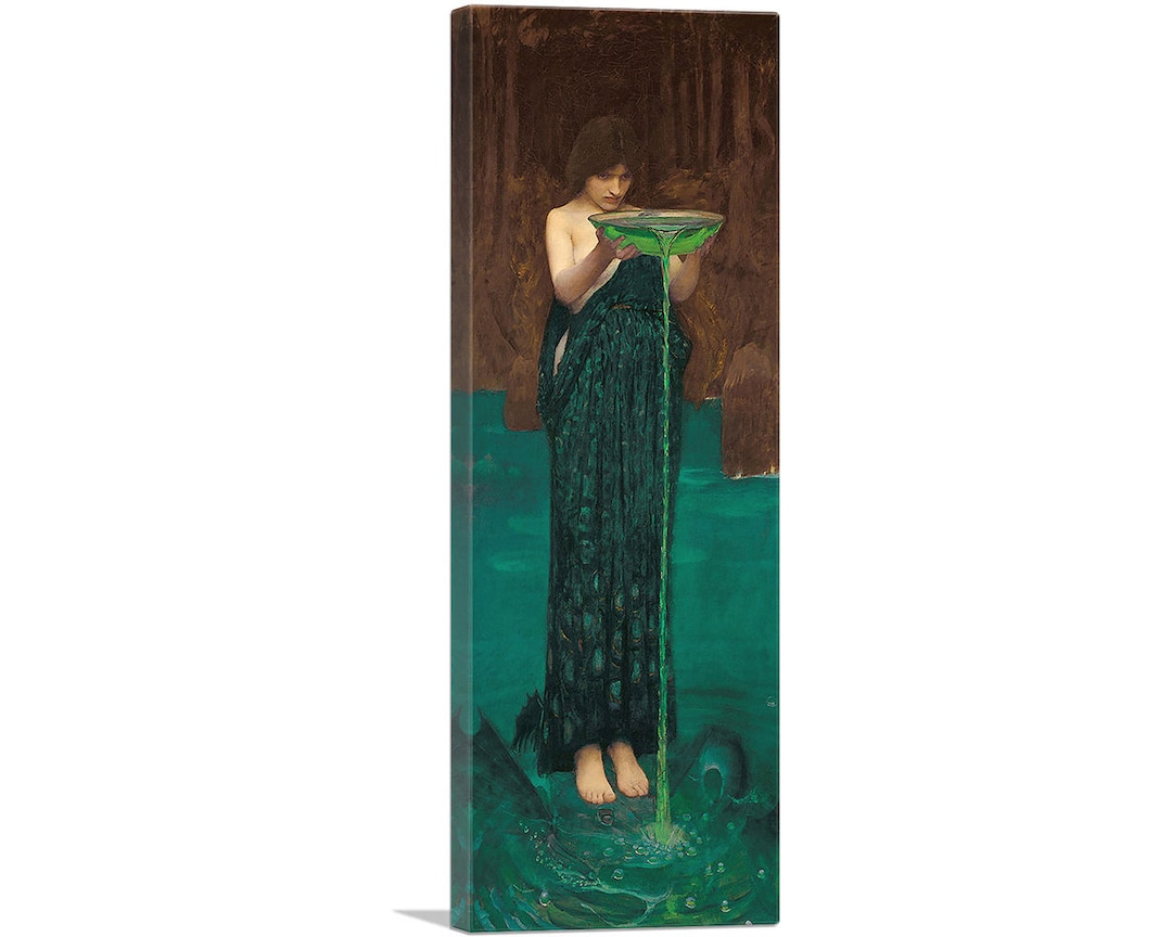 ARTCANVAS Circe Invidiosa 1892 by John William Waterhouse Canvas Art ...