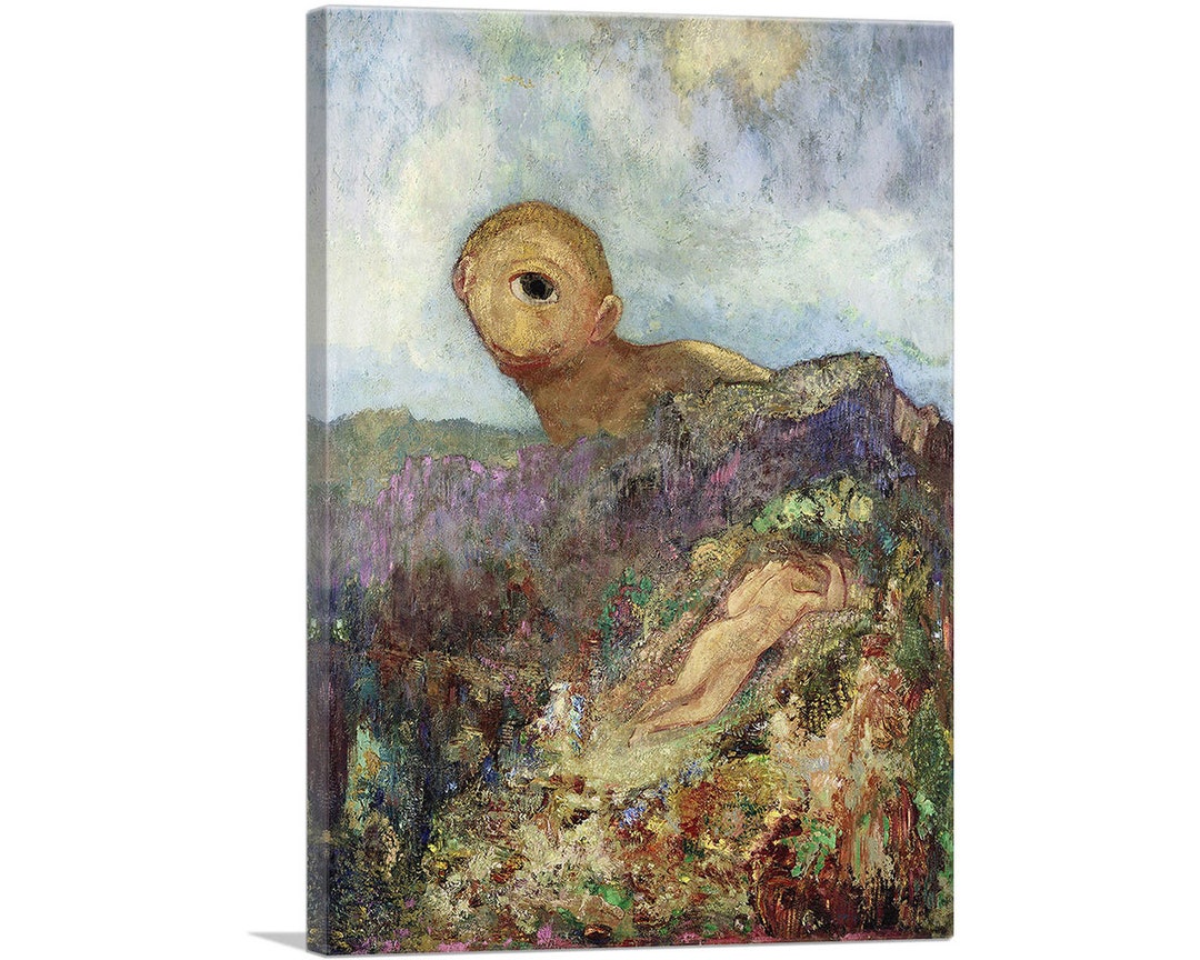 ARTCANVAS the Cyclops 1914 by Odilon Redon Canvas Art Print - Etsy