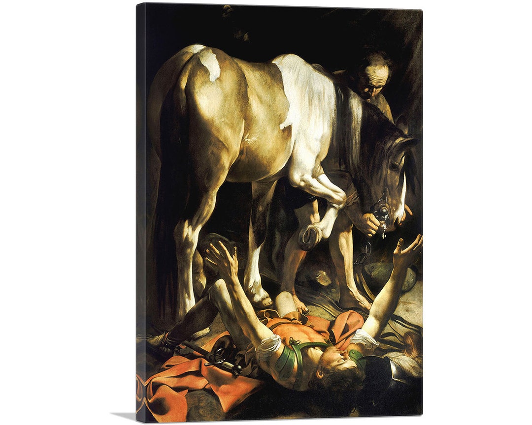 ARTCANVAS the Conversion of Saint Paul on the Way to Damascus 1601 ...
