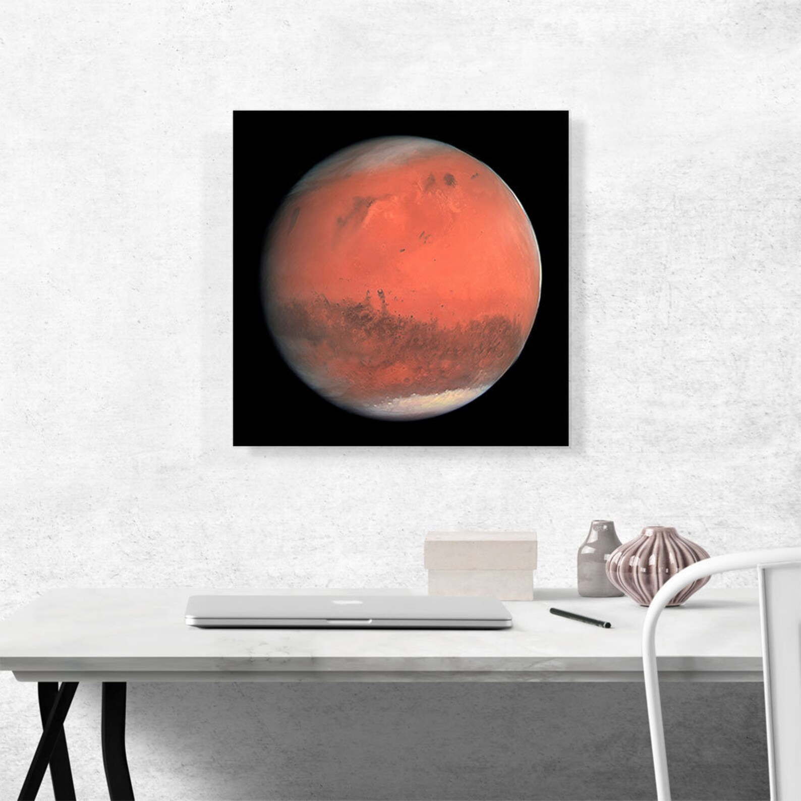 ARTCANVAS Planet Mars Fourth Planet From the Sun Canvas Art Print - Etsy