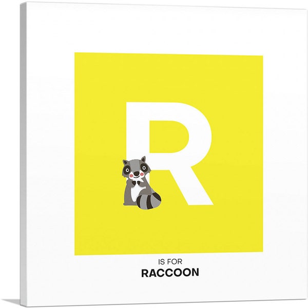 Letter R Animal Art - Etsy