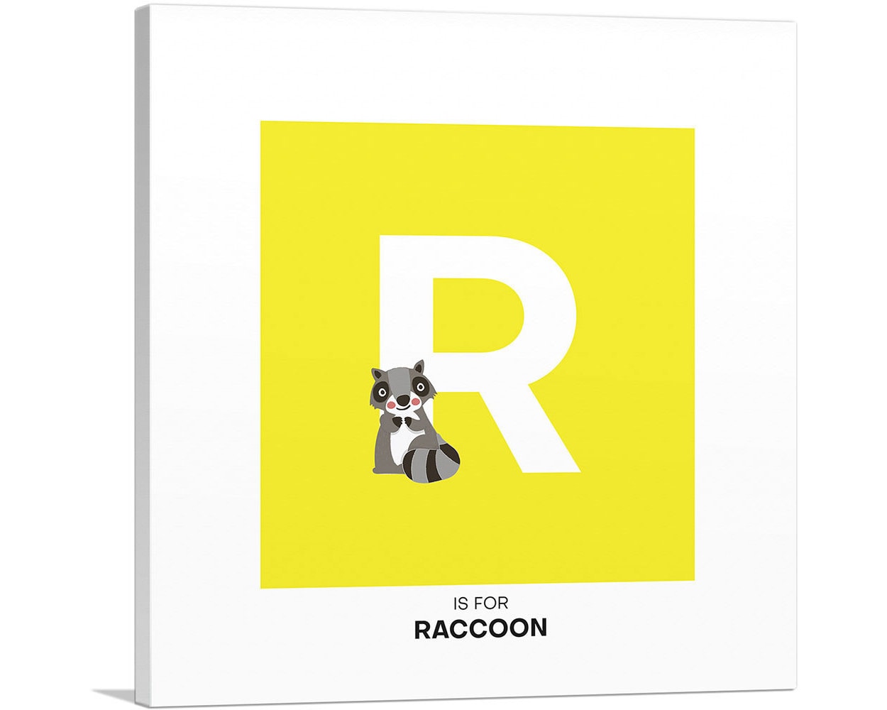 ARTCANVAS Kids Animal Alphabet Letter R Canvas Art Print - Etsy