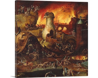 Pandemonium Print Devil Hell Poster Demonic Art Occult - Etsy