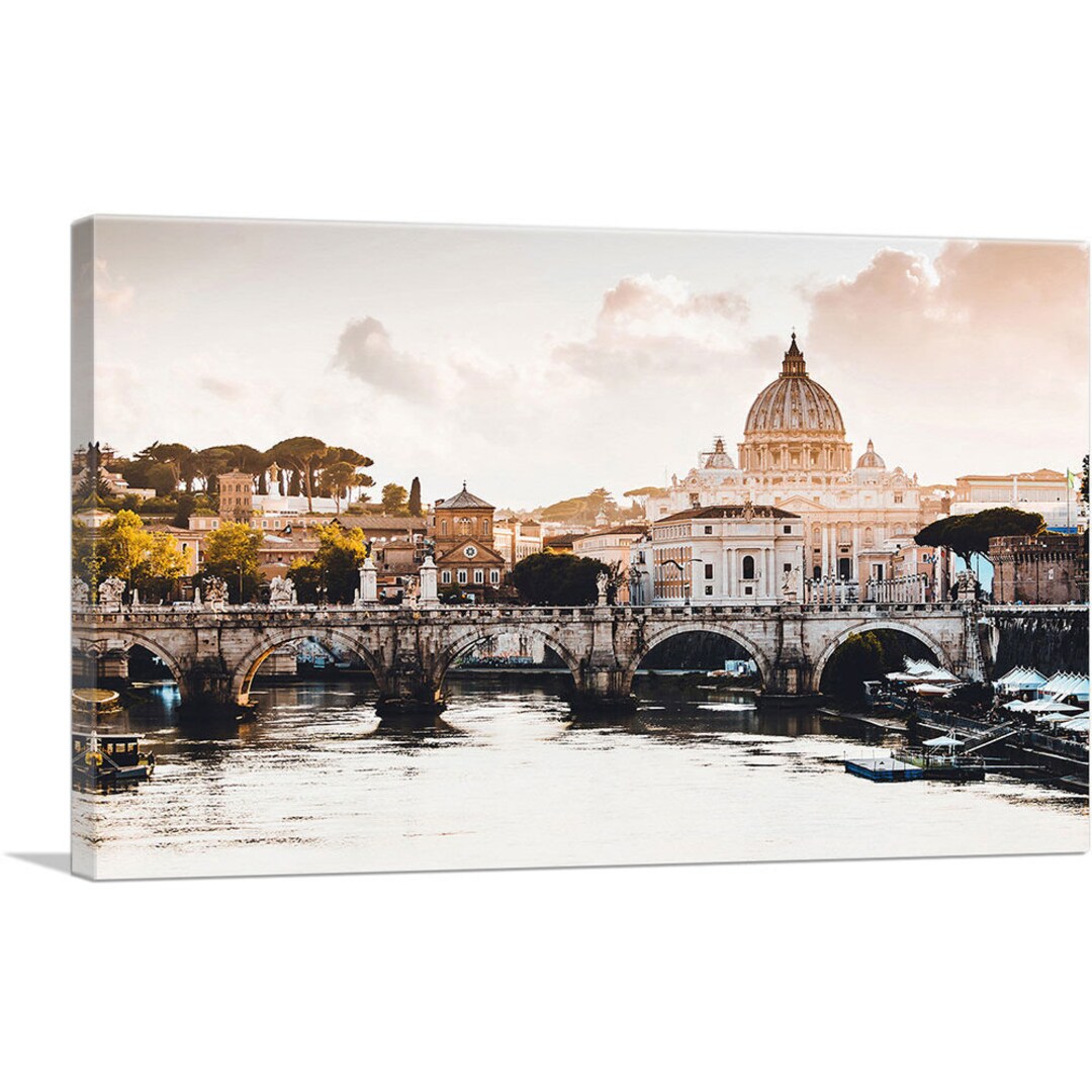 ARTCANVAS St. Peter's Cathedral Rome Italy Canvas Art Print - Etsy