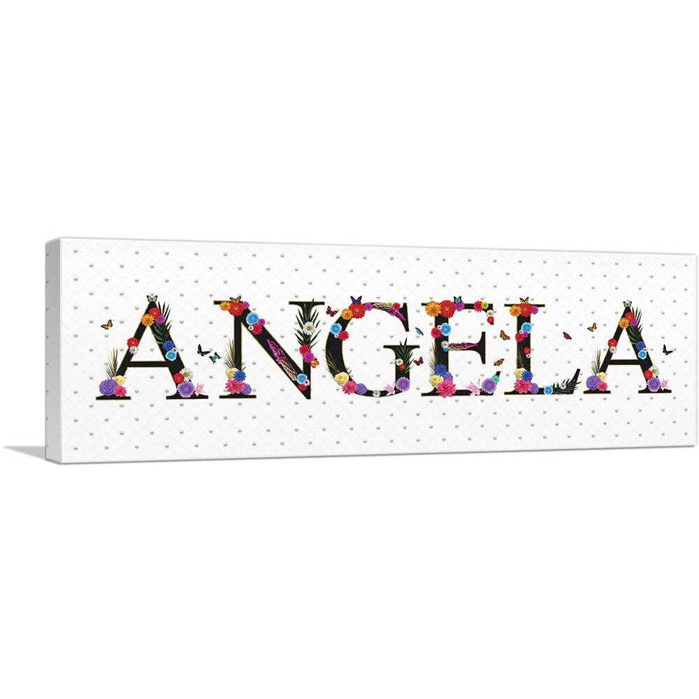 The Name Angela In Glitter