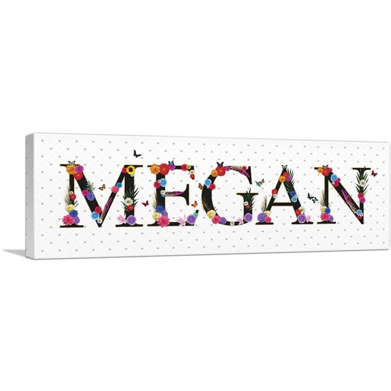 Megan Name Art