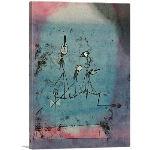 Paul Klee Twittering Machine Canvas/poster Art Reproduction - Etsy