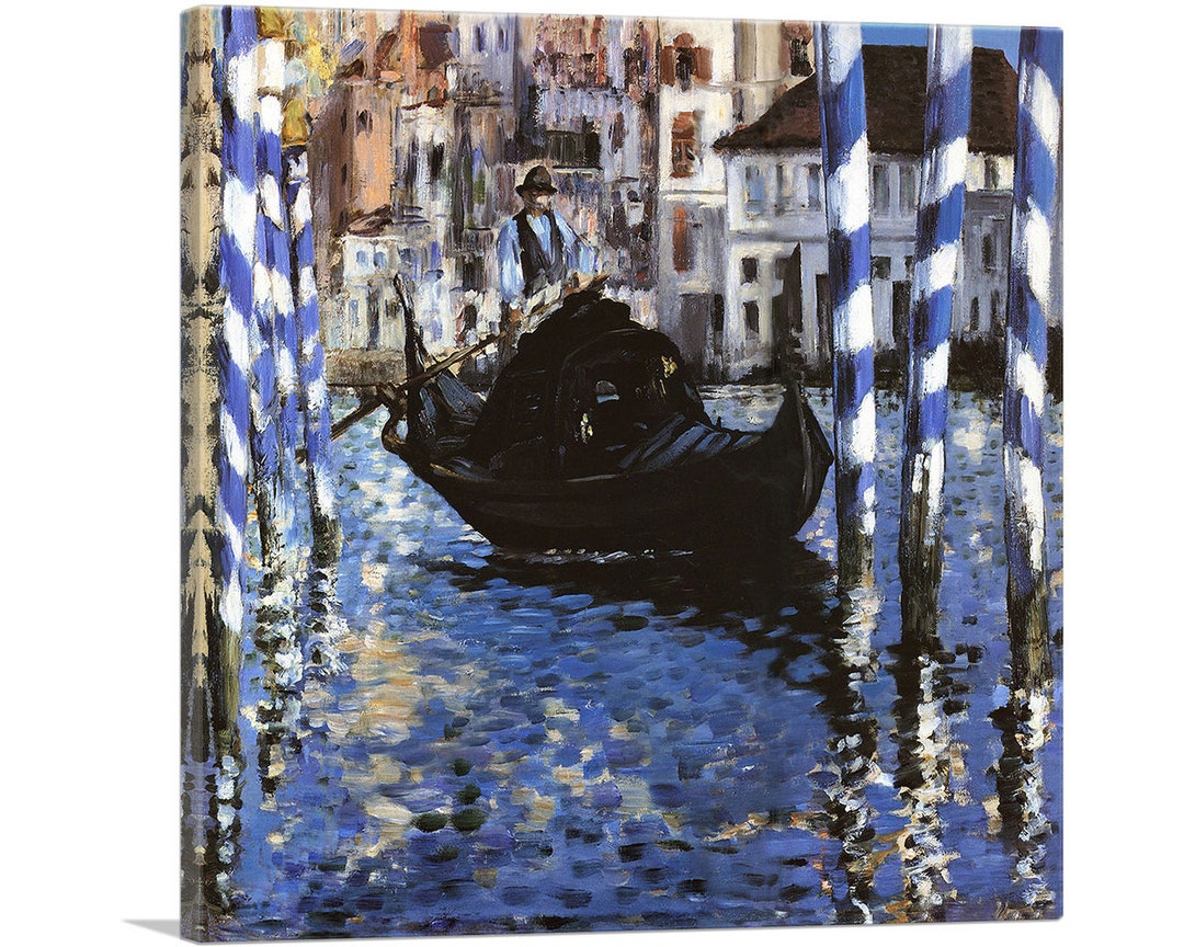 ARTCANVAS the Grand Canal of Venice 1875 by Edouard Manet Canvas Art ...