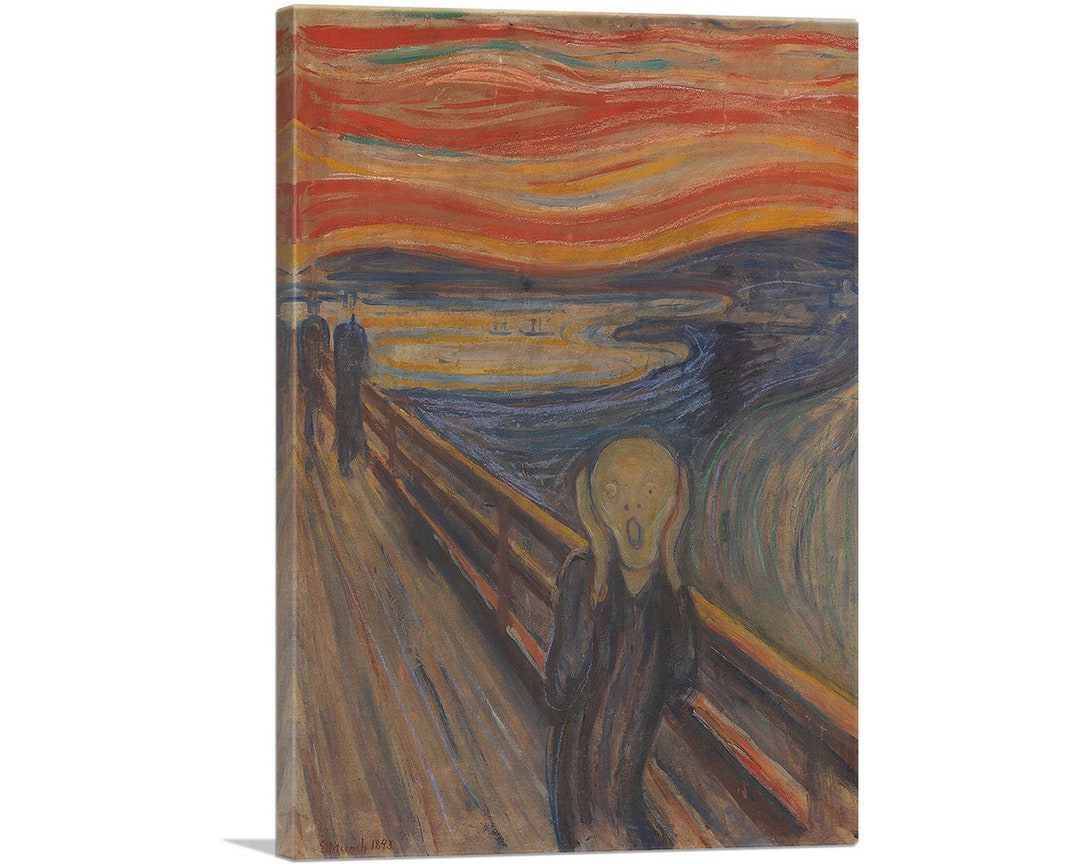 ARTCANVAS the Scream 1893 by Edvard Munch Canvas Art Print - Etsy