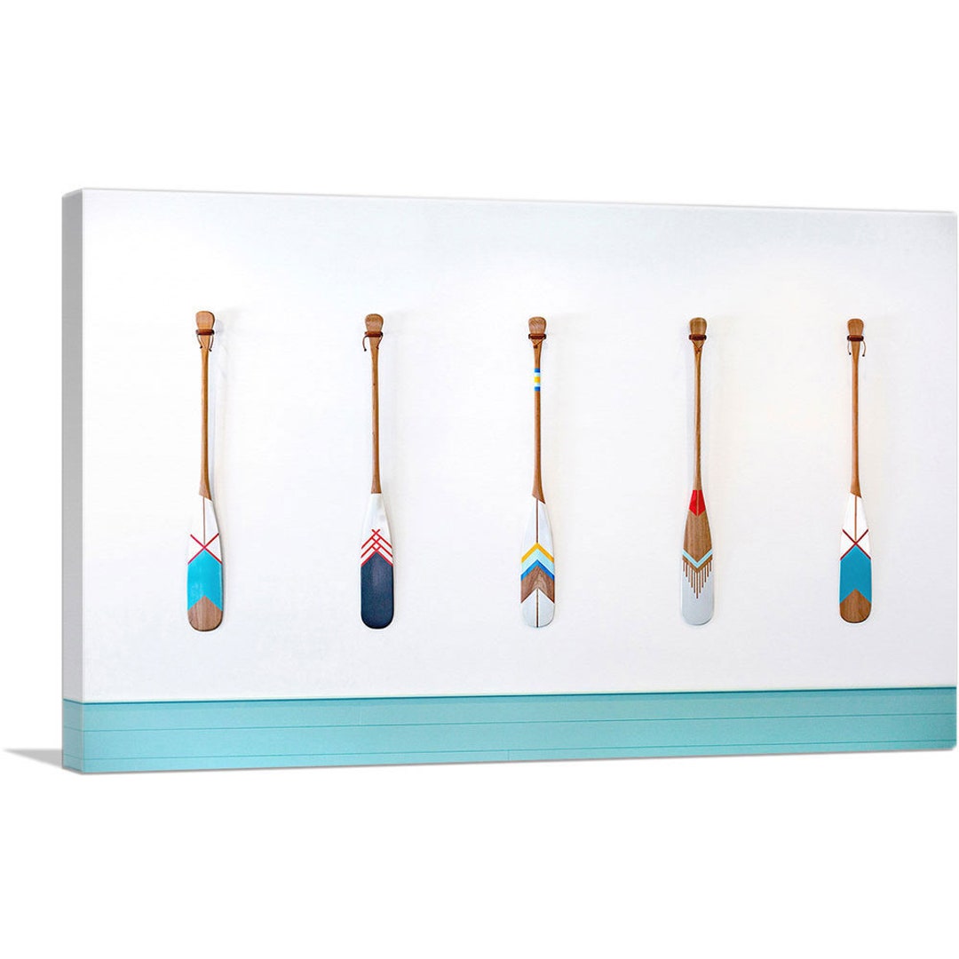 ARTCANVAS Colorful Oars Home Decor Canvas Art Print - Etsy