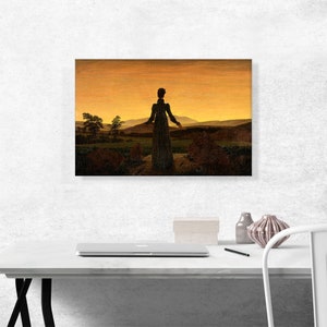 ARTCANVAS Woman Before The Rising Sun 1818 By Caspar David Friedrich artcanvas-woman-before-the-rising-sun-1818-by-caspar-david-friedrich