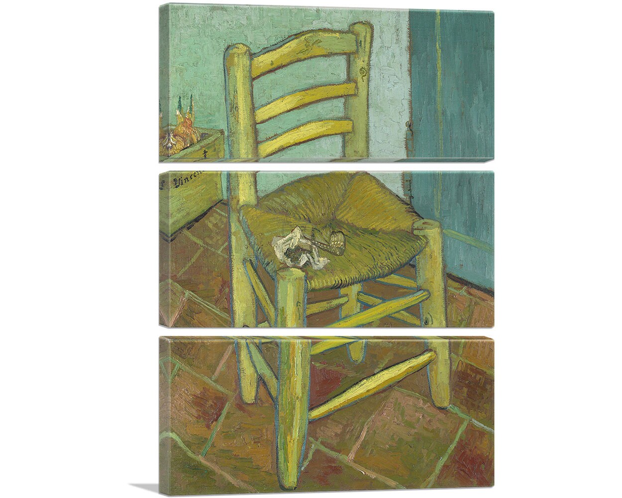 ARTCANVAS Van Gogh's Chair 1888 by Vincent Van Gogh Canvas Art Print - Etsy