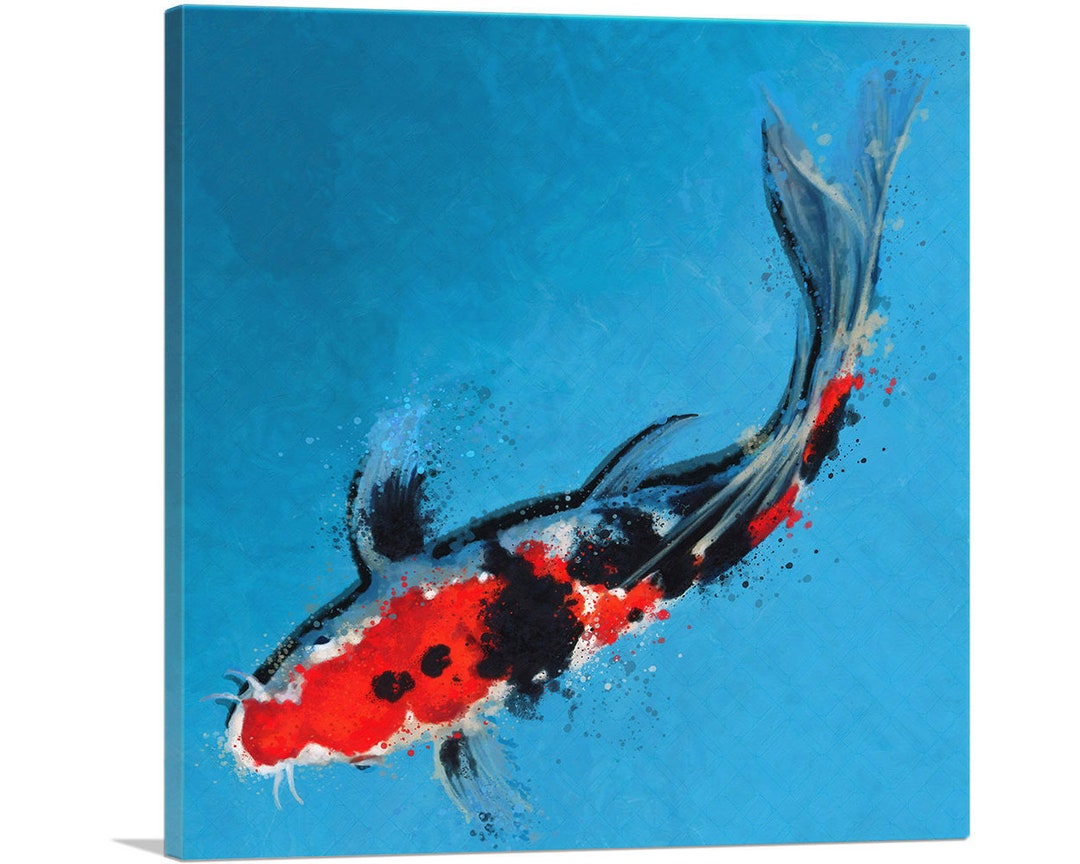 ARTCANVAS Doitsu Koi Carp Fish Japan China Asia Canvas Art Print - Etsy