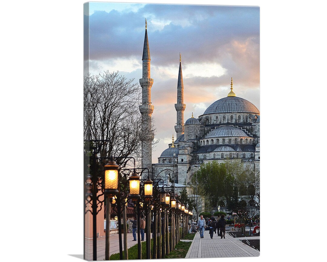 ARTCANVAS New Mosque Istanbul Turkey Canvas Art Print - Etsy
