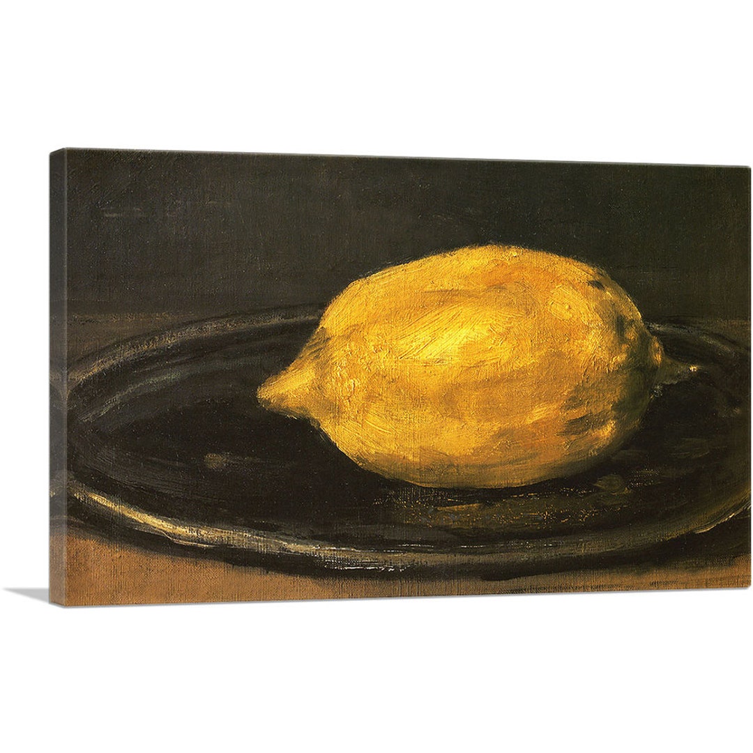 ARTCANVAS the Lemon 1880 by Edouard Manet Canvas Art Print 26"x18" - Etsy