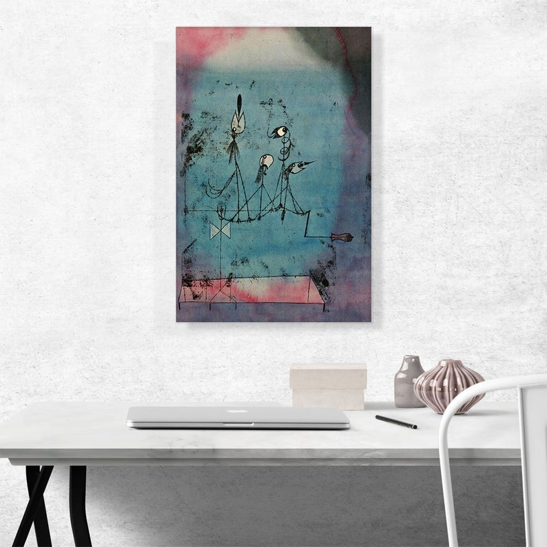 ARTCANVAS Twittering Machine 1922 by Paul Klee Canvas Art | Etsy