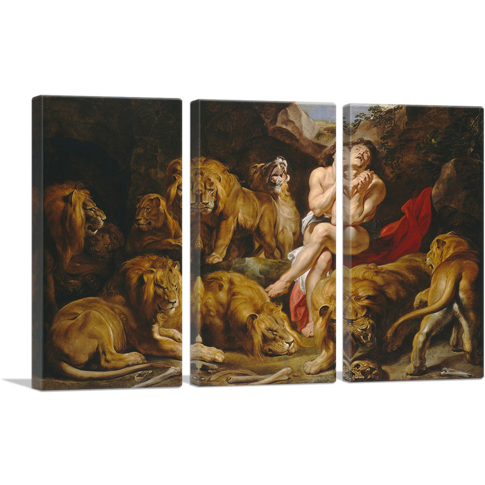 ARTCANVAS Daniel in the Lions' Den by Peter Paul Rubens - Etsy