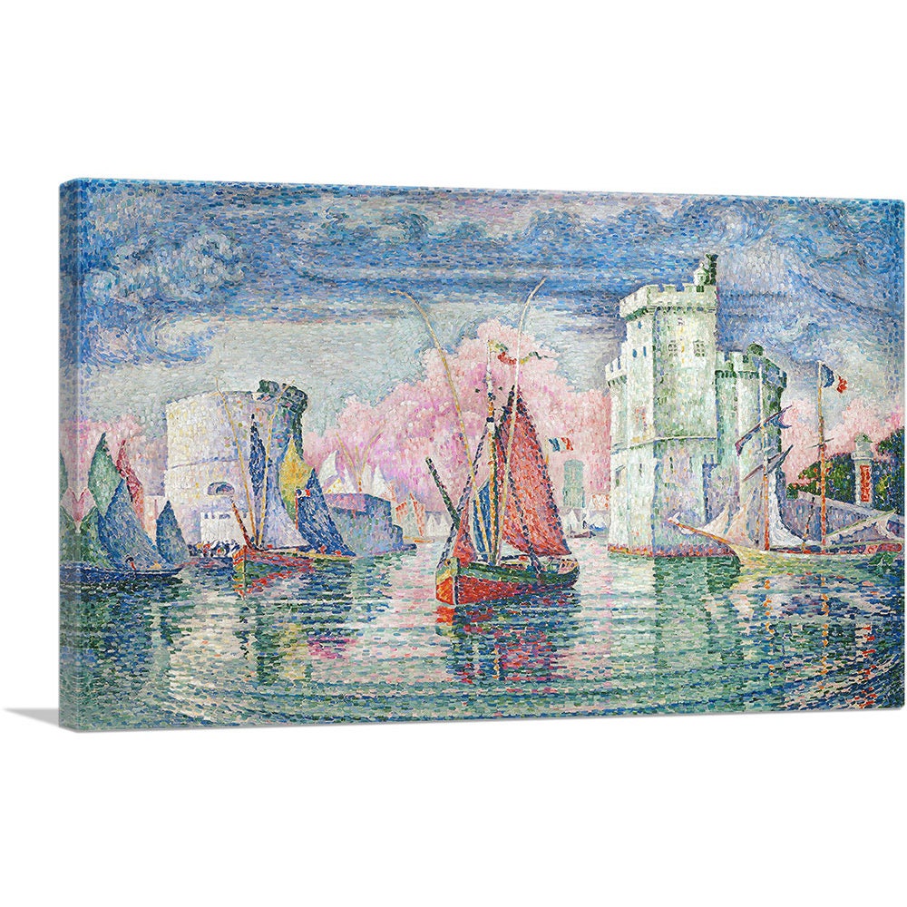 ARTCANVAS Port of La Rochelle 1921 by Paul Signac Canvas Art | Etsy