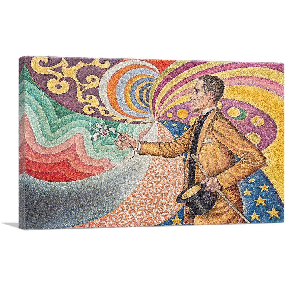 ARTCANVAS Portrait of Felix Feneon 1890 by Paul Signac Canvas Art Print ...