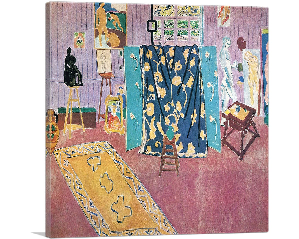 ARTCANVAS The Pink Studio 1911 by Henri Matisse Canvas Art | Etsy