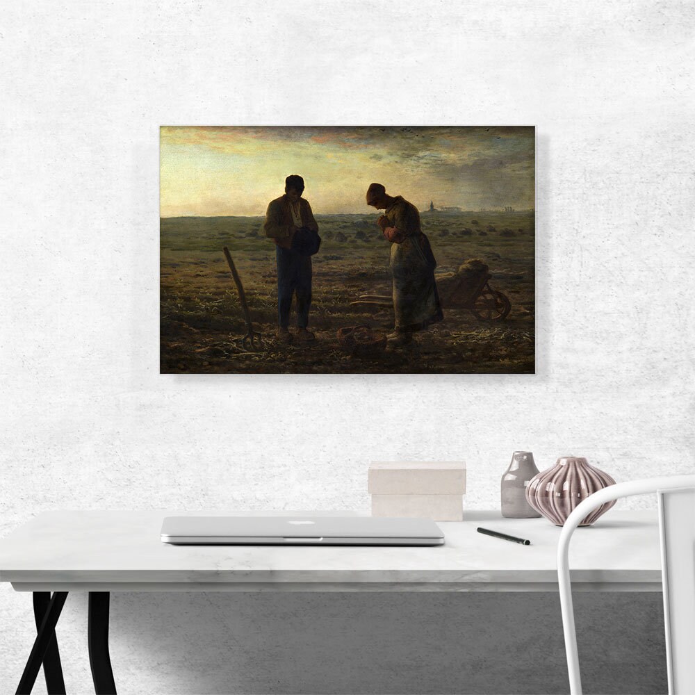 ARTCANVAS the Angelus 1859 by Jean-francois Millet Canvas Art | Etsy